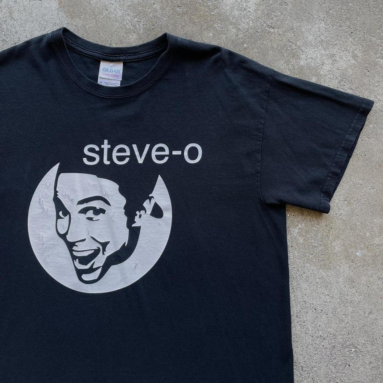 Vintage 2000s Steve-O Face T-Shirt Size Medium... - Depop