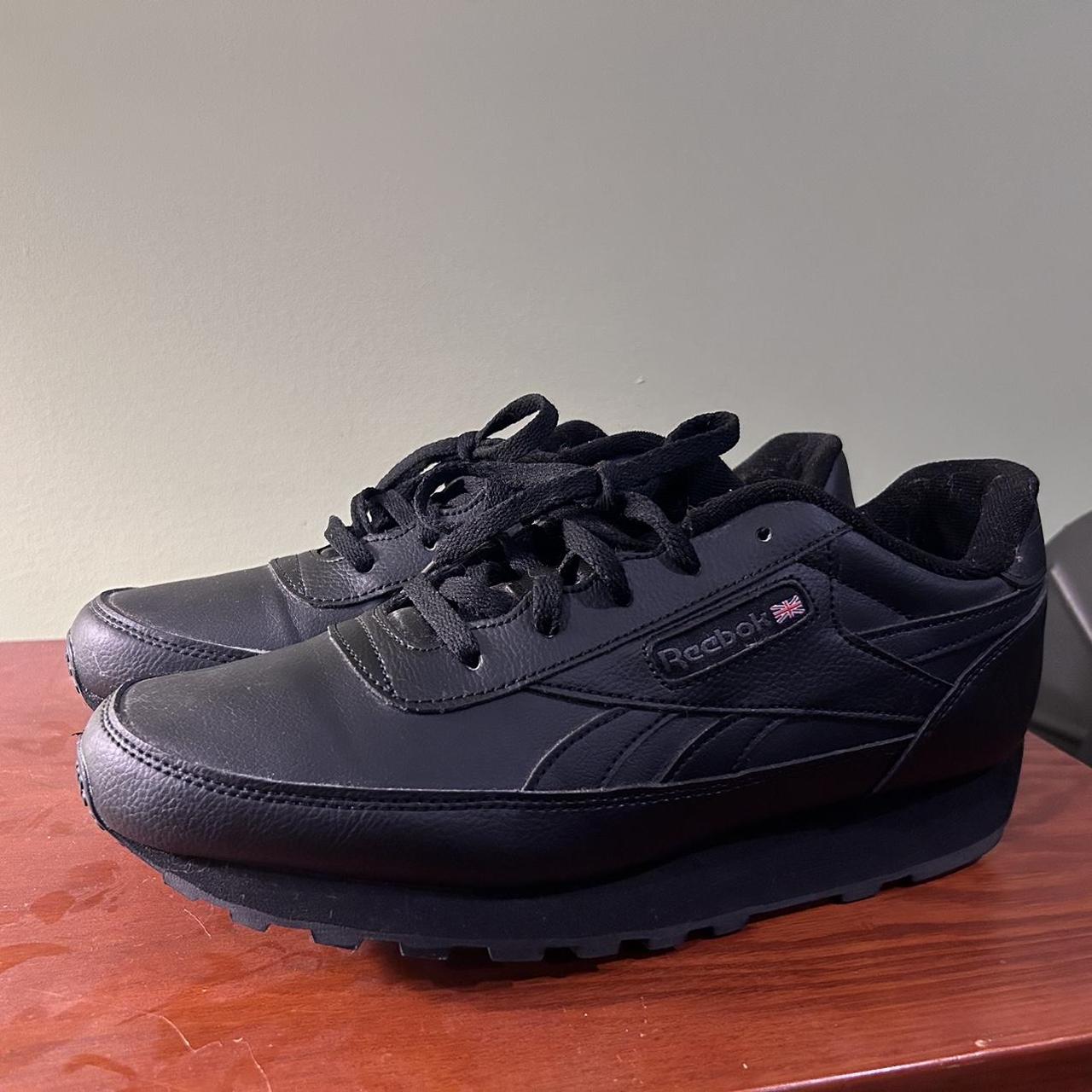 Reebok black CL Renaissance Sneakers -Men’s size 10... | Depop
