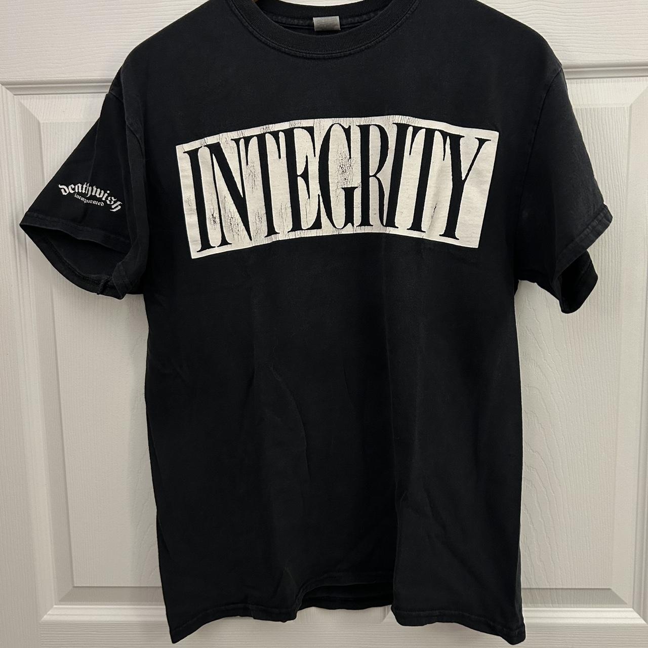 Integrity tee Worn a million times Fabric is still... - Depop