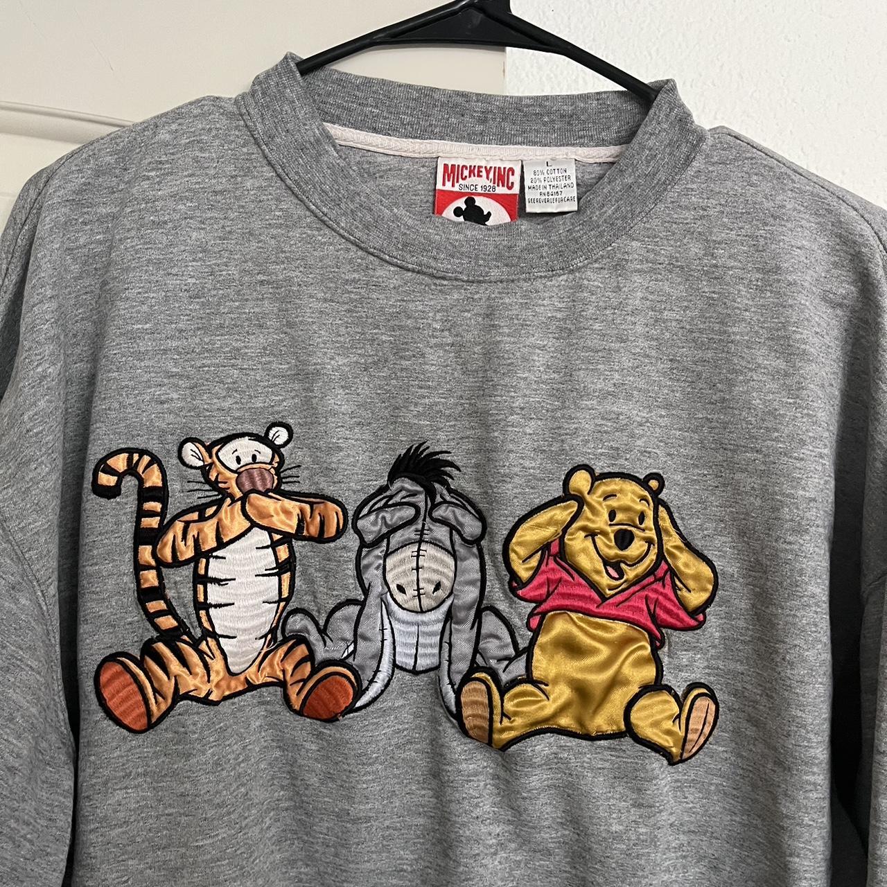 Vintage Disney grey crew neck. Super cute, very comfy. - Depop