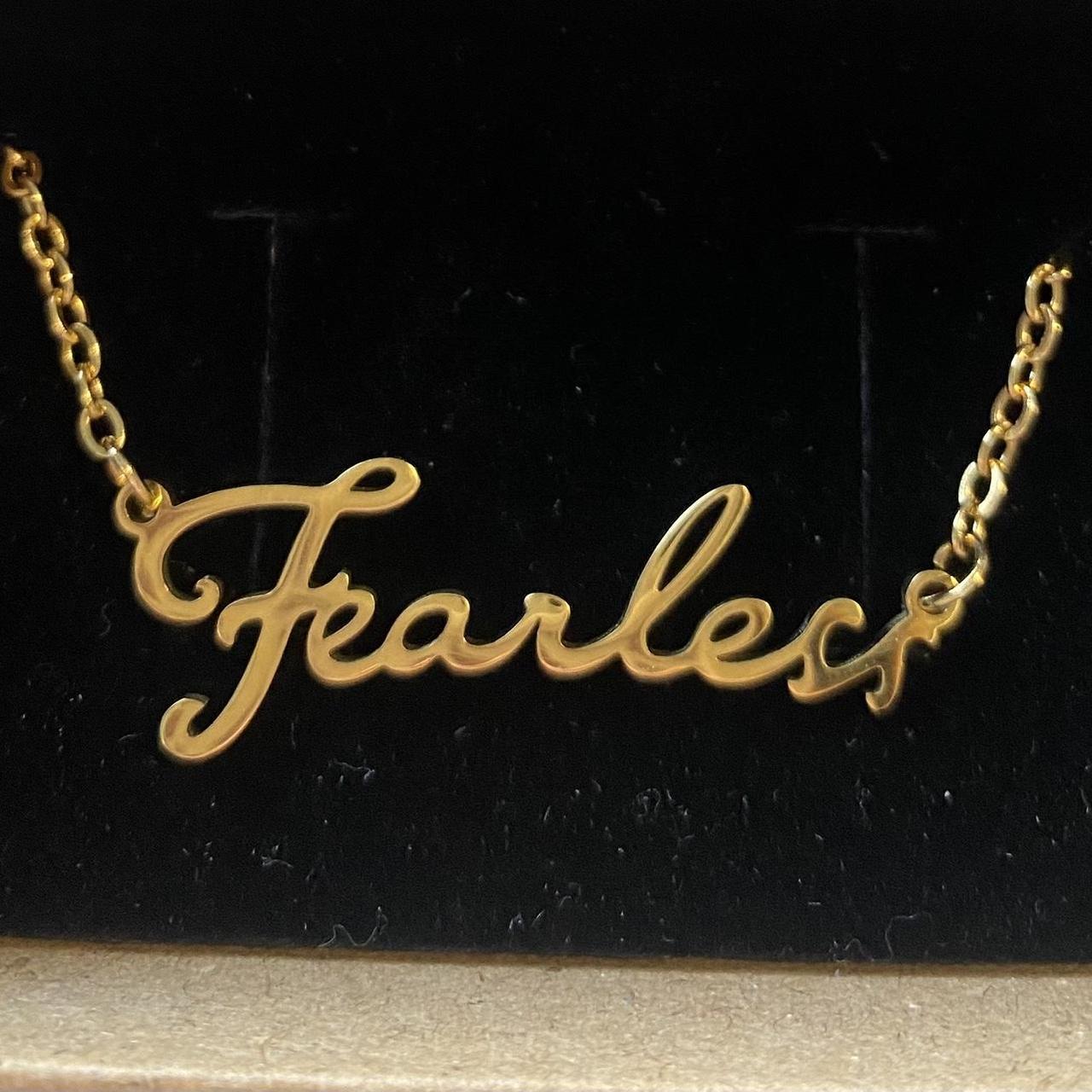 Taylor Swift inspired “fearless” necklace Brand... - Depop