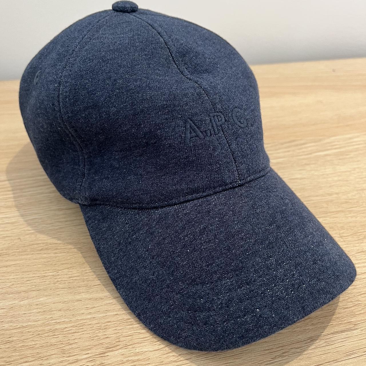 Men’s navy blue A.P.C cap 💯 In excellent condition... - Depop