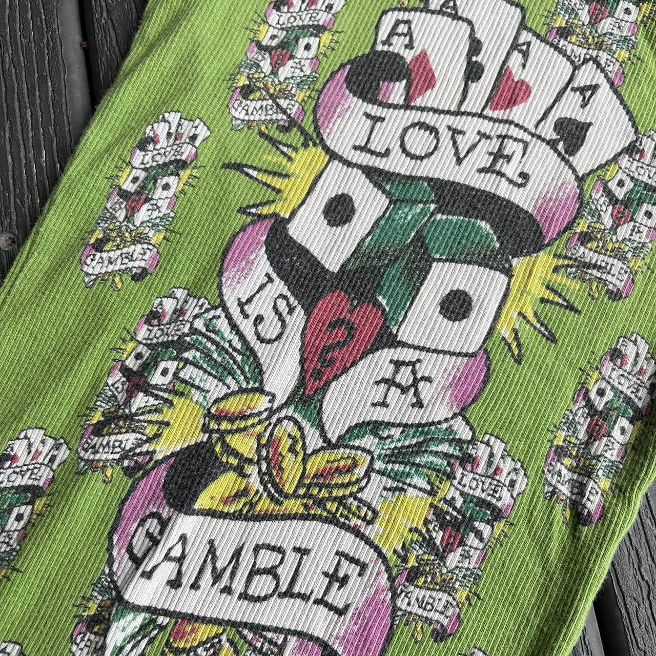 Ed Hardy Women's Green Vest | Depop