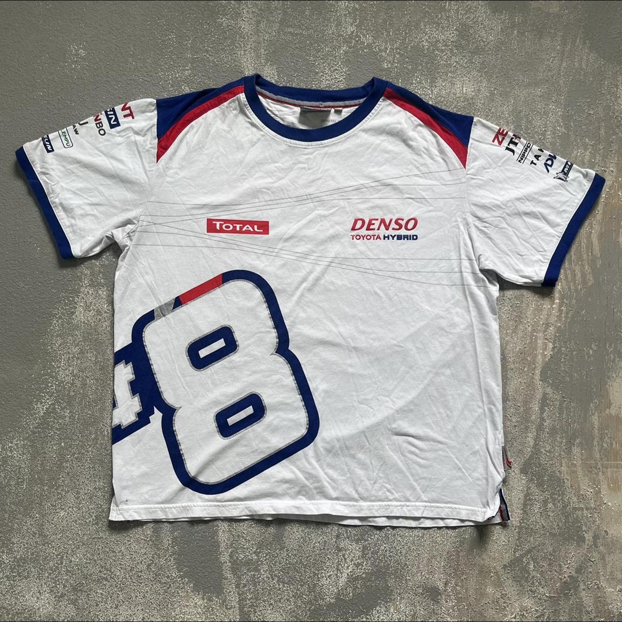 vintage denso toyota hybrid racing t shirt - adult... - Depop