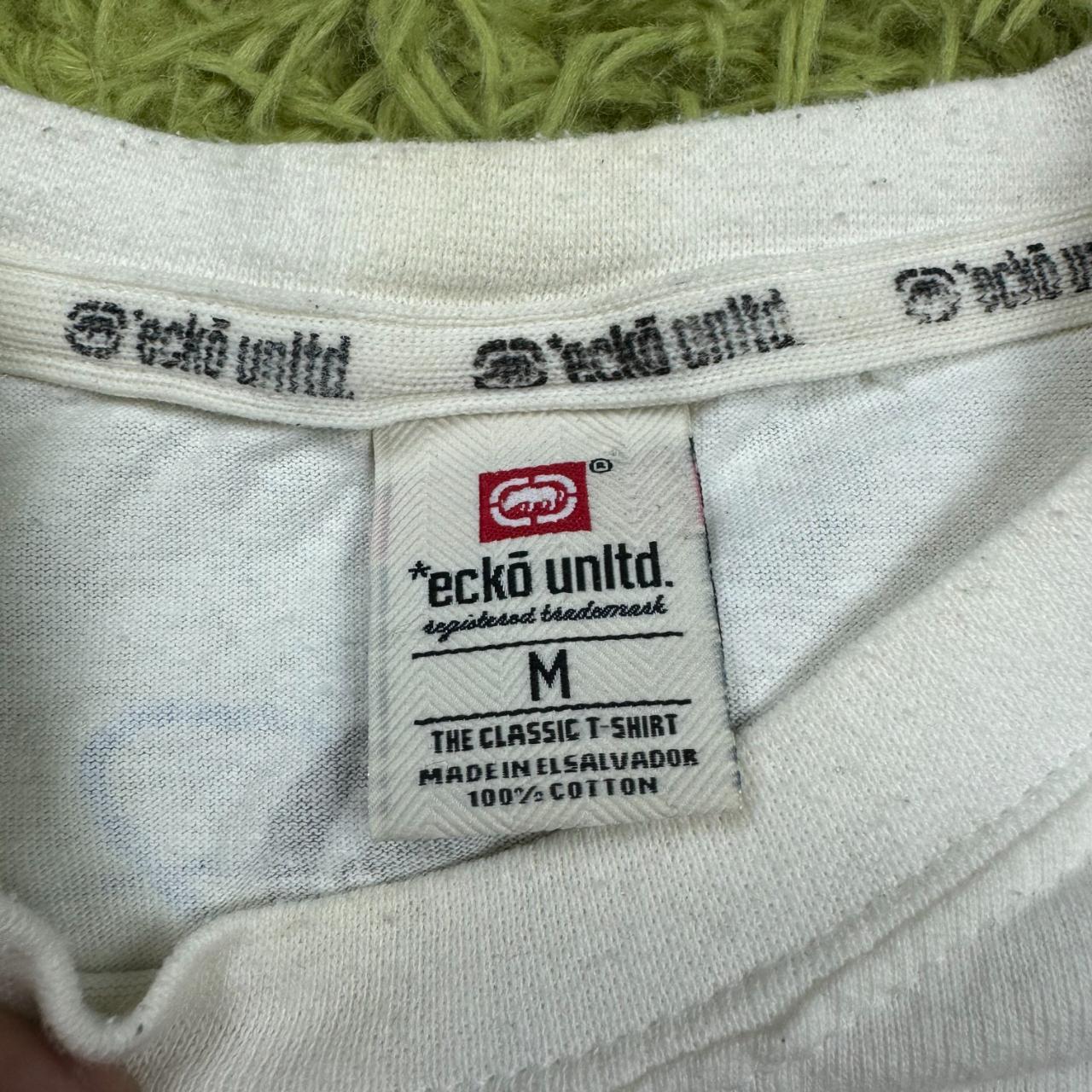 Y2K Ecko Unltd Skate Tee Size M Length: 28" Width:... - Depop