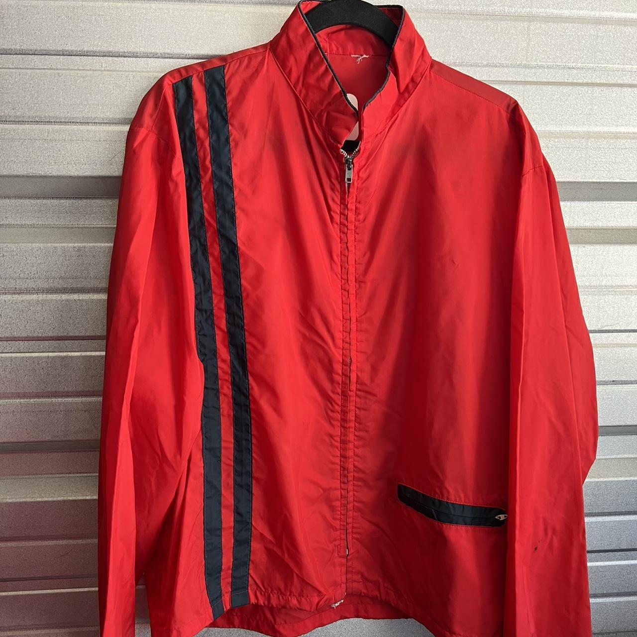 1960s true vintage racer style windbreaker jacket... - Depop