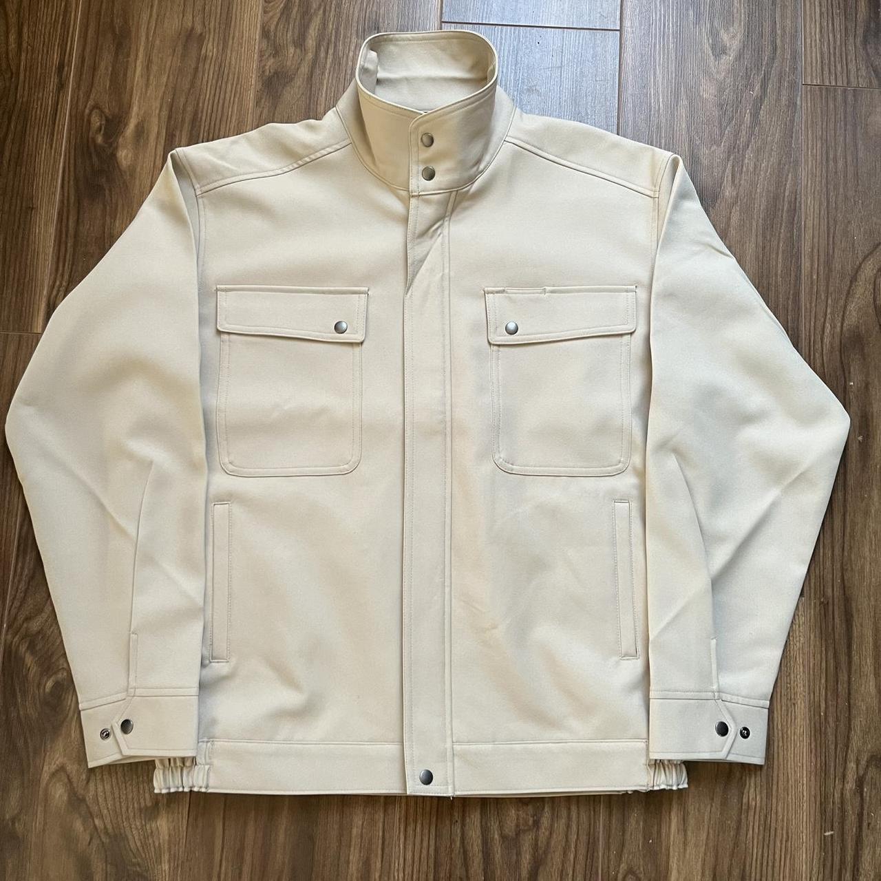 ARC cream/white jacket. Brand new never... - Depop