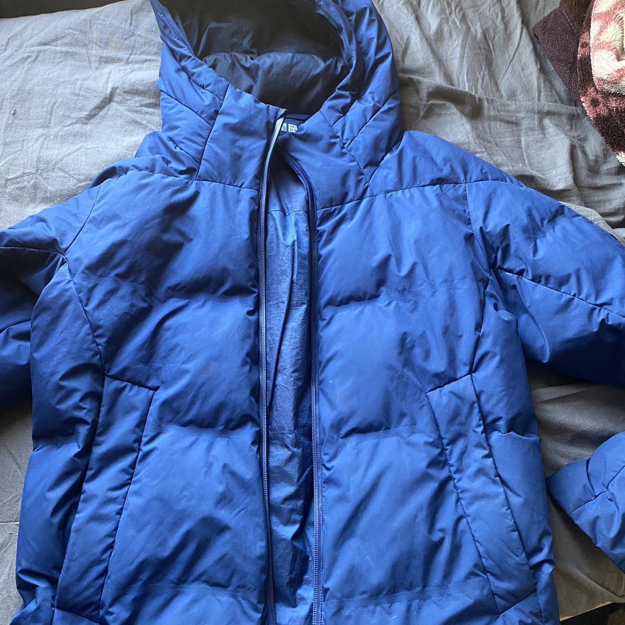 UNIQLO Men's Blue Jacket | Depop
