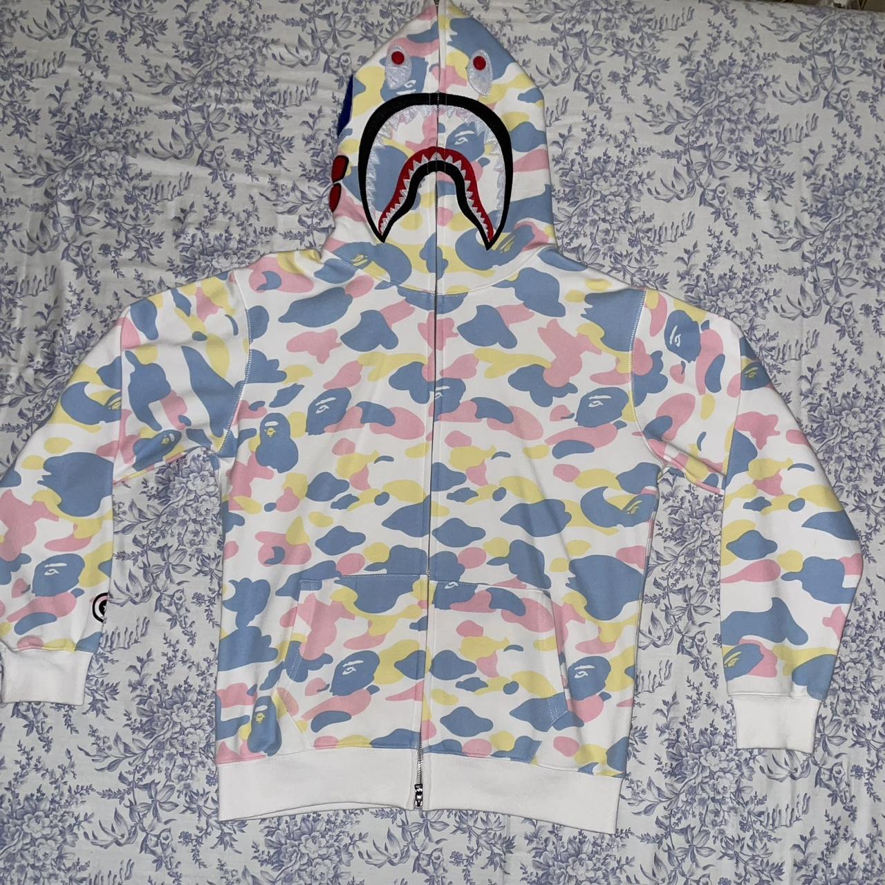 Multicamo Bape full zip hoodie Size M #bape... - Depop