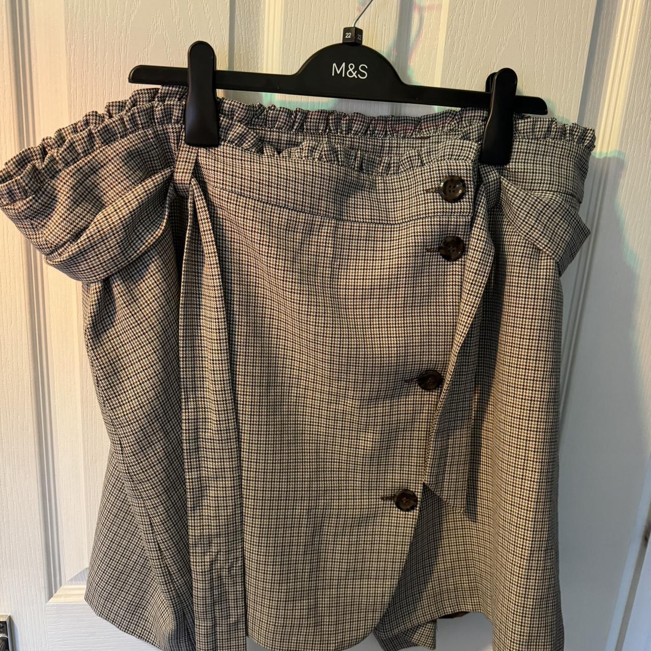 George Plaid skirt. Inner lining. Tie waist ribbon.... - Depop