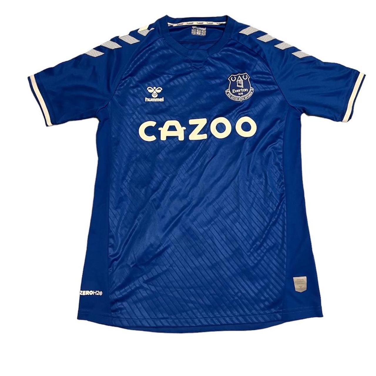 Everton Jersey 🫣 ‼️SIZE: Large‼️ worn a few print off... - Depop