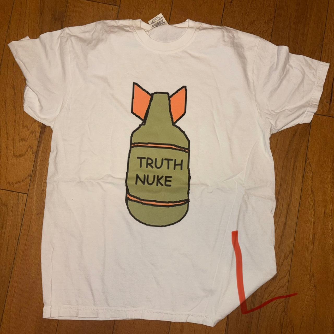 MINI NUKE misprint truth nuke tee, size L. these are... - Depop