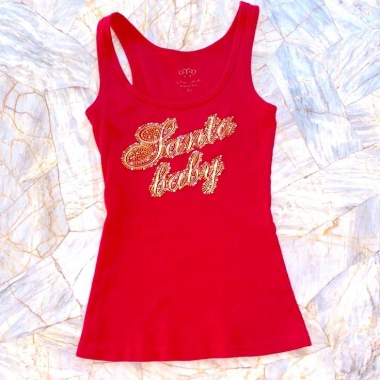 2 Pc Set Victoria’s Secret Santa Baby Tank Top... - Depop