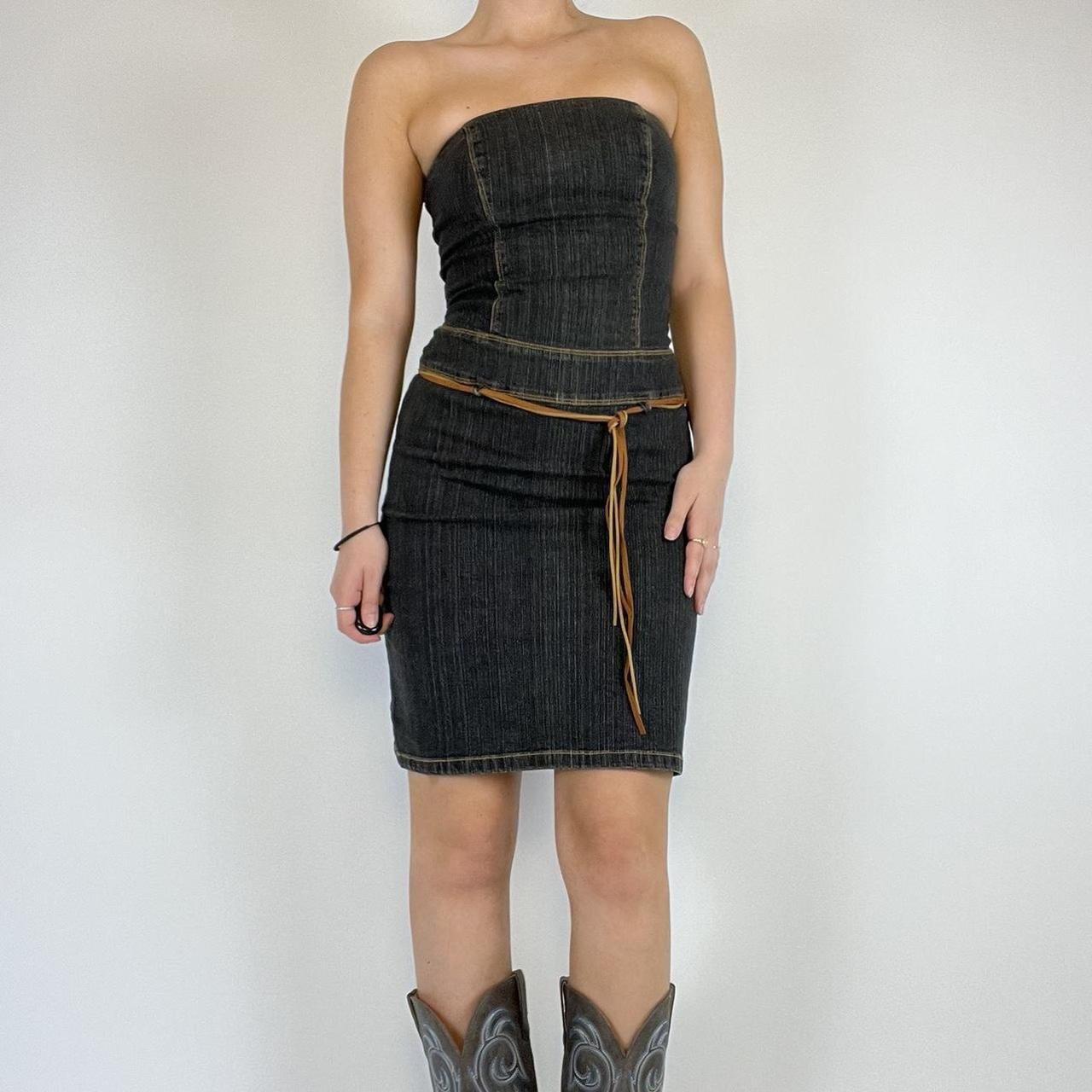 Rampage Women's Blue Dress | Depop