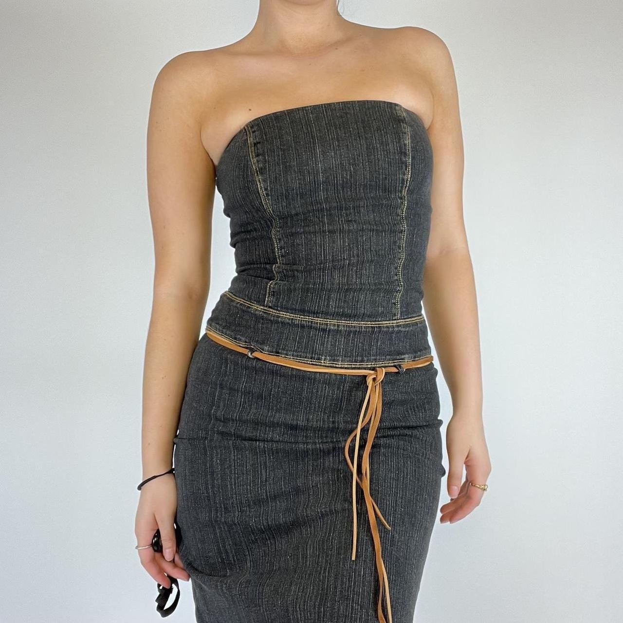 Rampage Women's Blue Dress | Depop