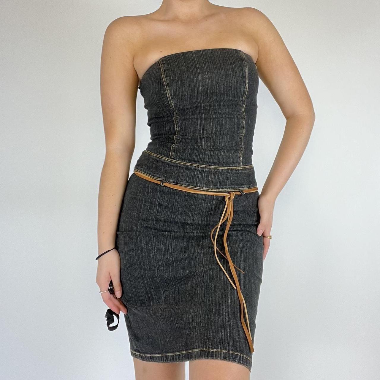 Rampage Women's Blue Dress | Depop