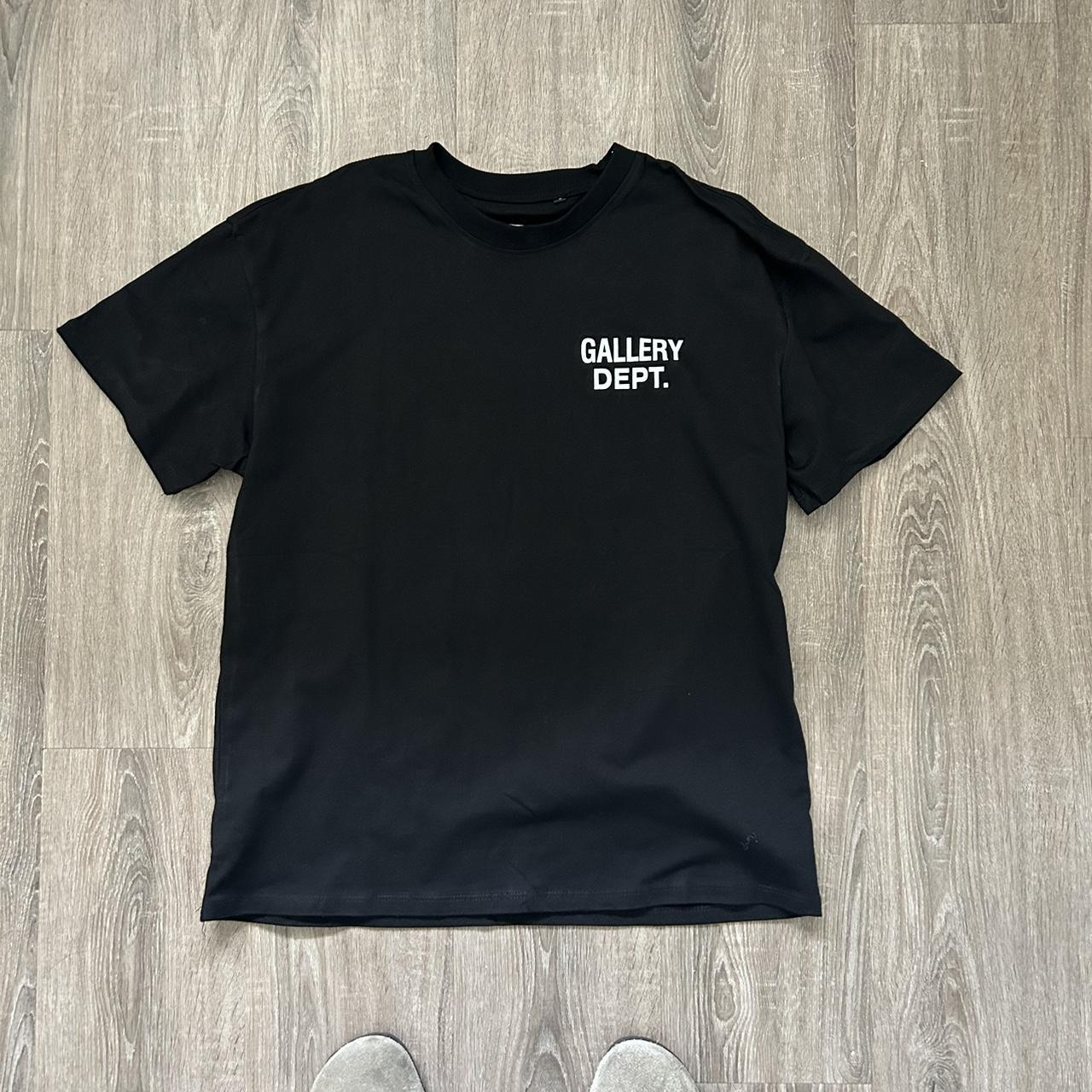 Gallery Dept. Men's Black and White T-shirt | Depop