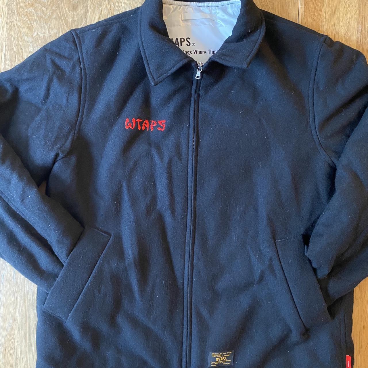 WTAPS Men’s Wool jacket This black WTAPS 'Tour'... | Depop