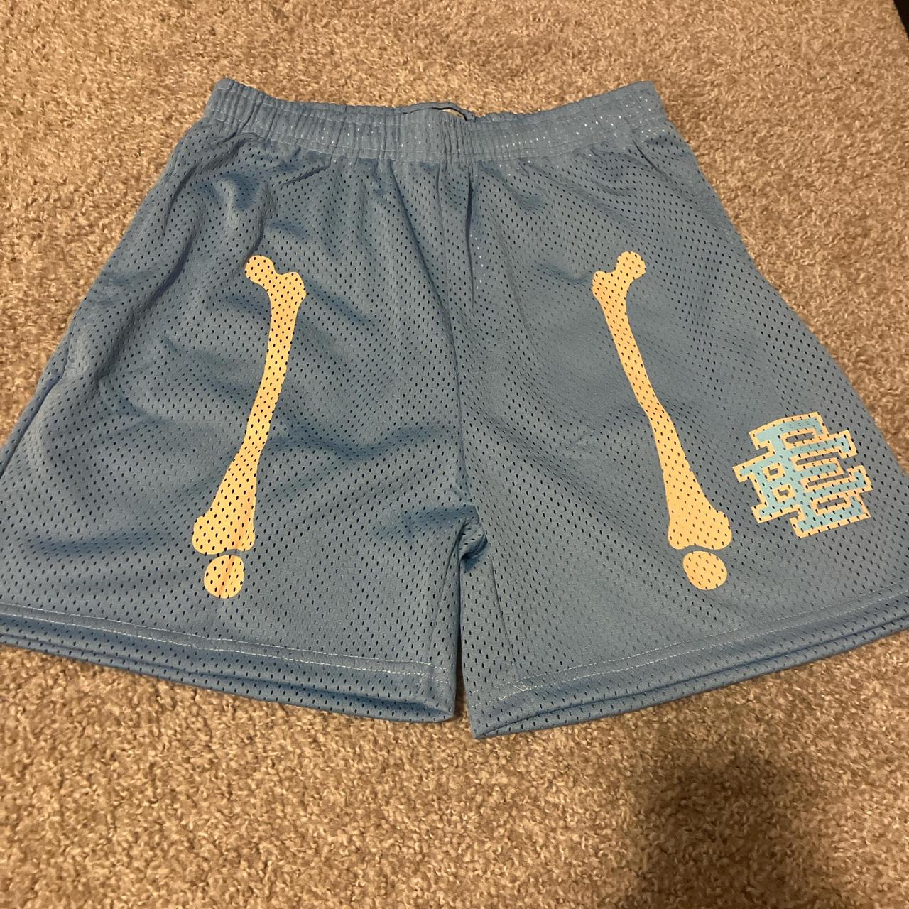 Eric Emmanuel Shorts Blue Bone Size:M Authentic... | Depop
