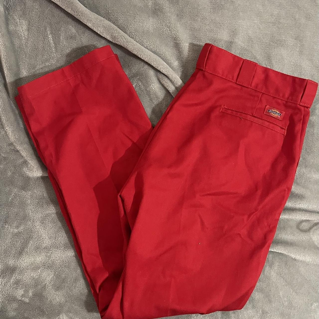 DICKIES 874 pants in red size 36 - Depop