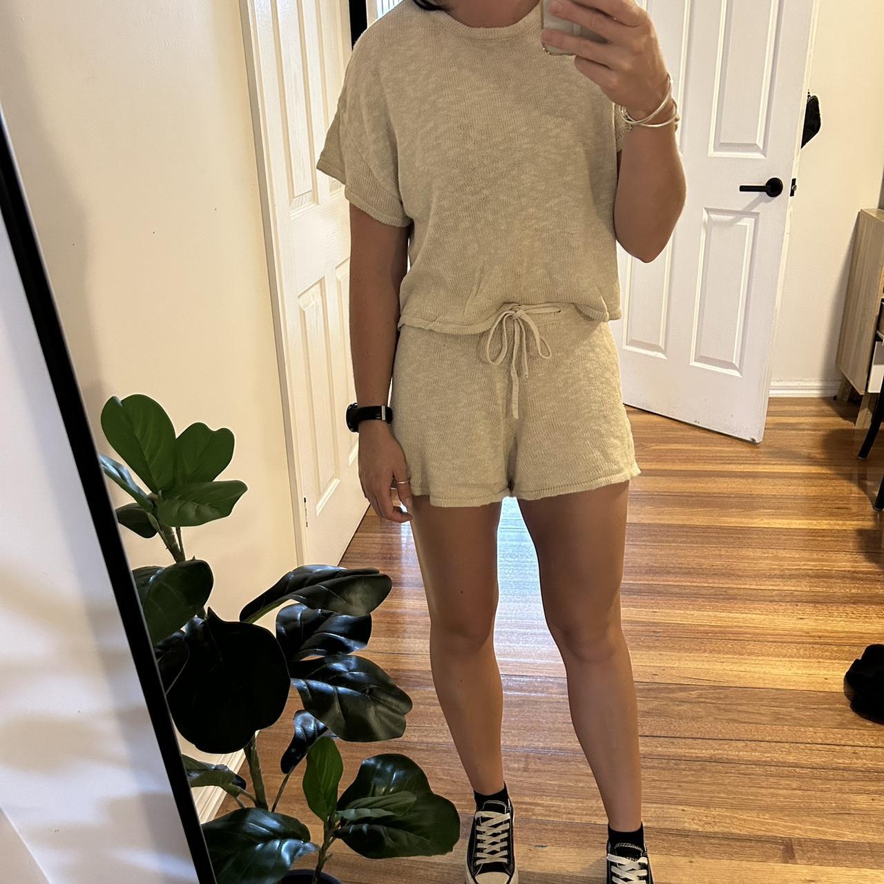 Glassons matching set t shirt & shorts size small... - Depop