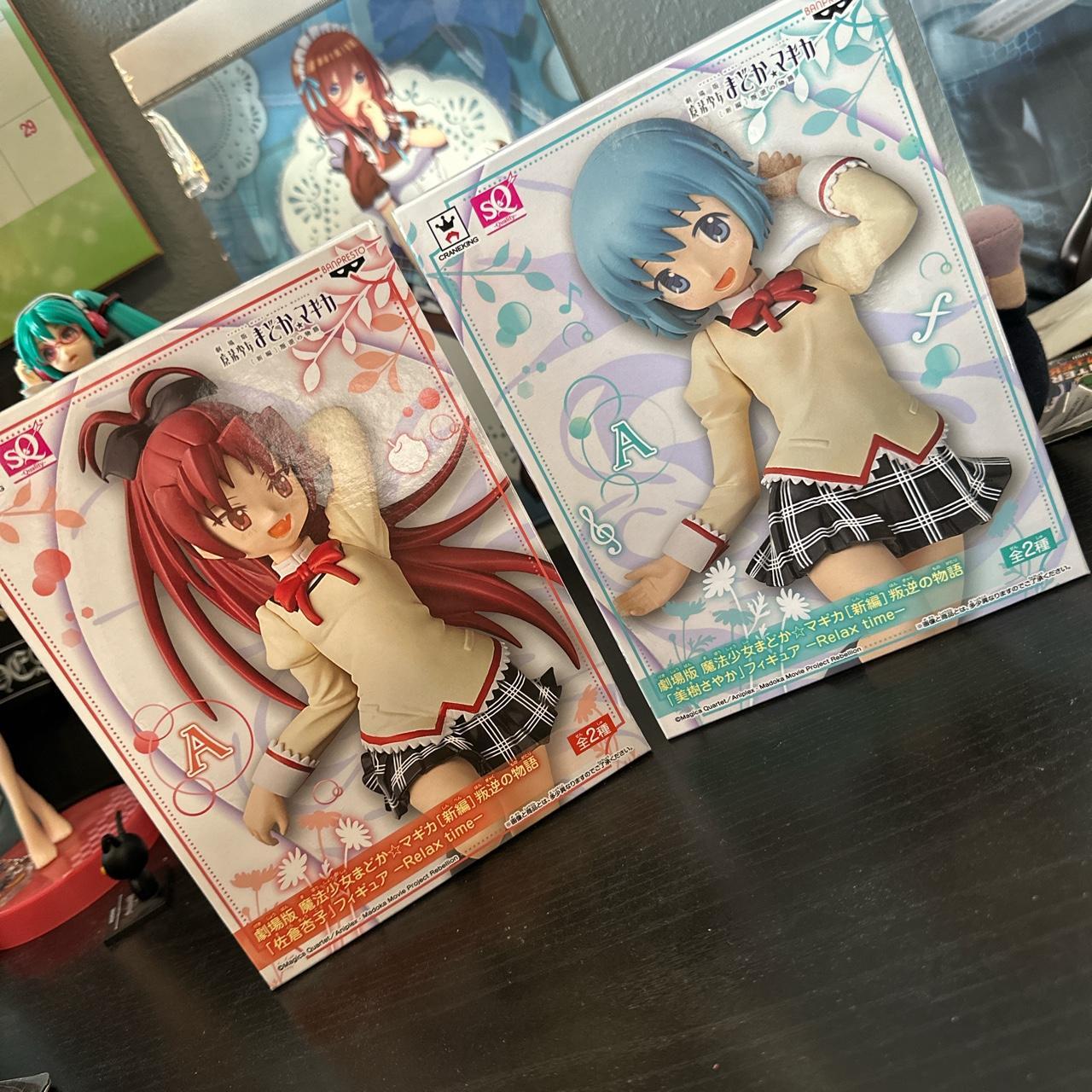 madoka magica miki + sakura relax time set unopened... - Depop