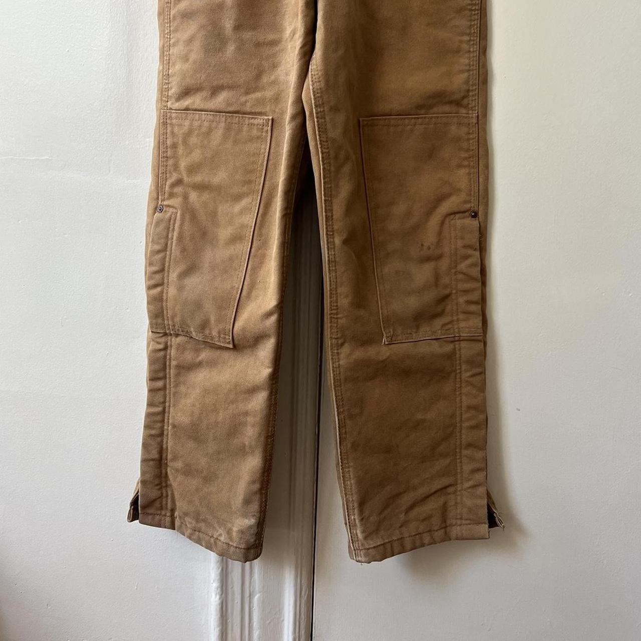 heavy duty carhartt overalls size L (youth)- fits an... - Depop