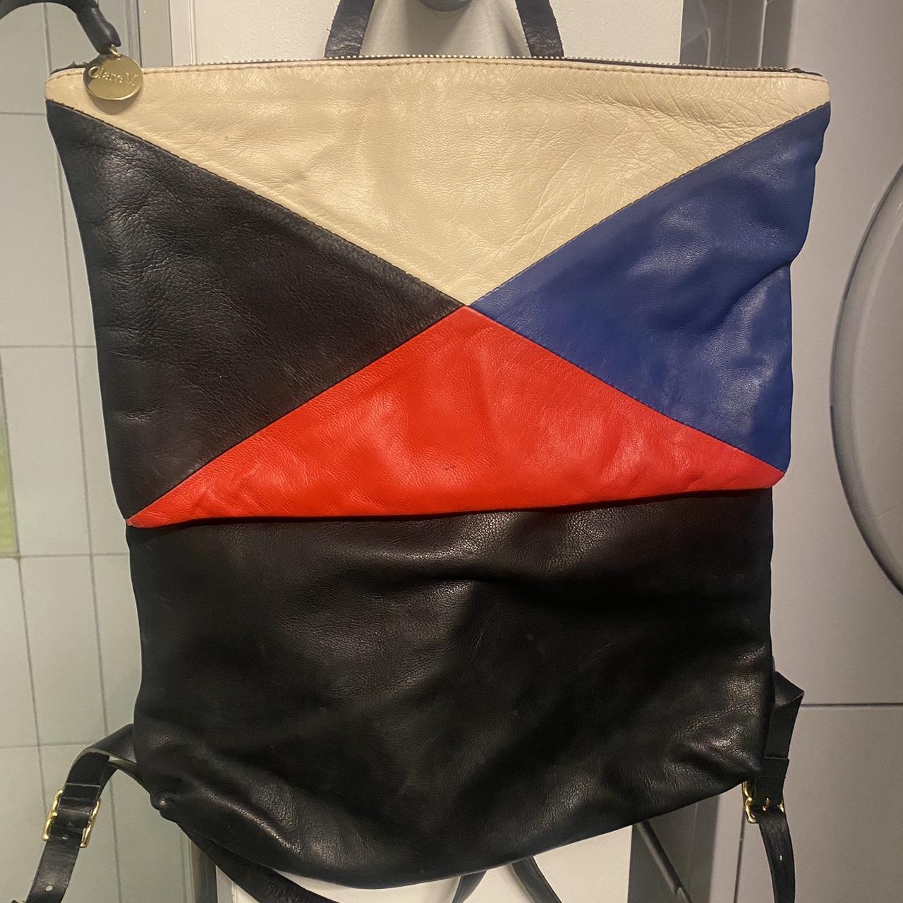 Clare V leather backpack - Depop