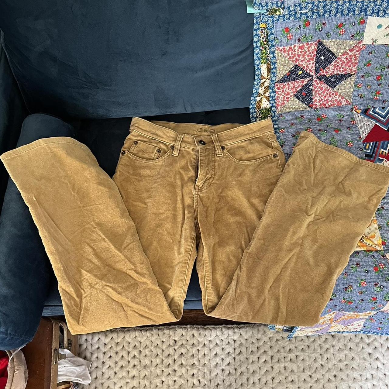 vintage low-rise flare cords!! rhinestone detailing... - Depop