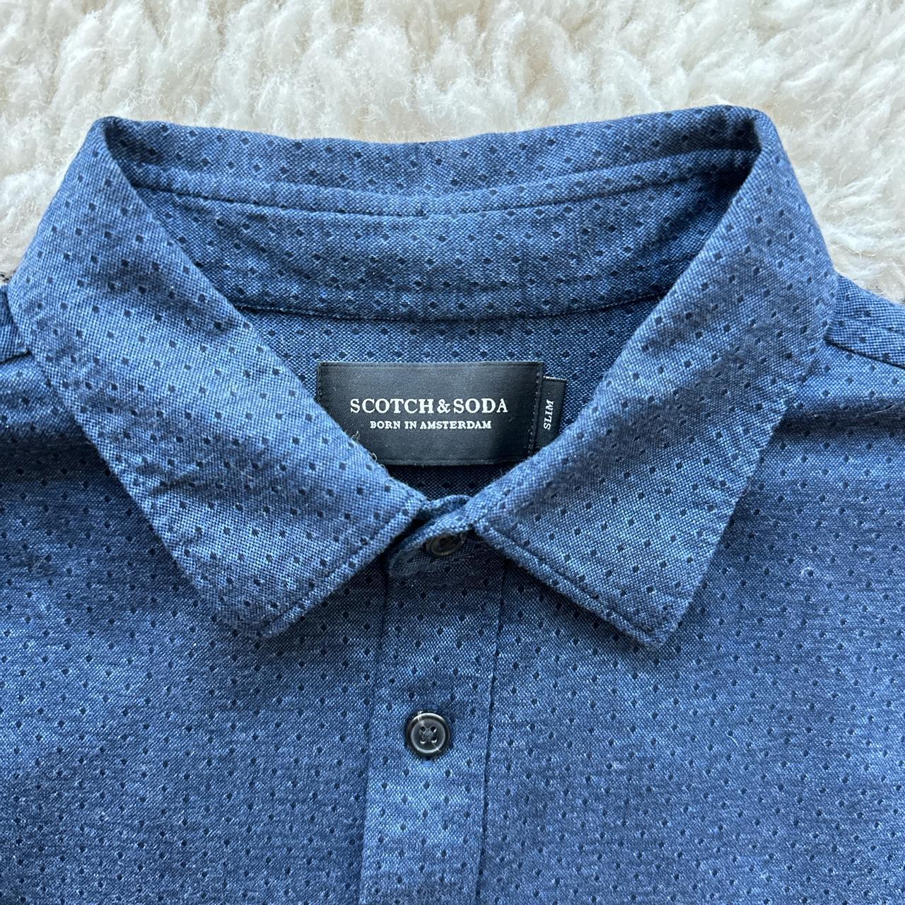 Scotch & Soda Men's Navy Shirt | Depop