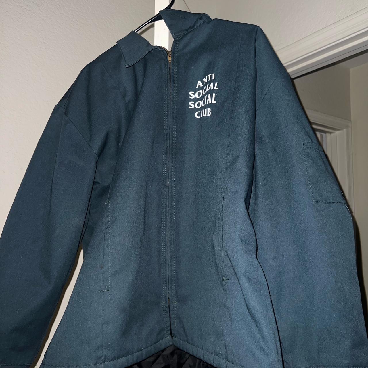 Green Anti Social Social Club Jacket “Korean... | Depop