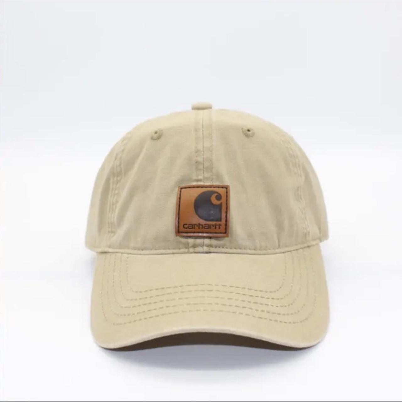 Tan carhartt cap new with... - Depop
