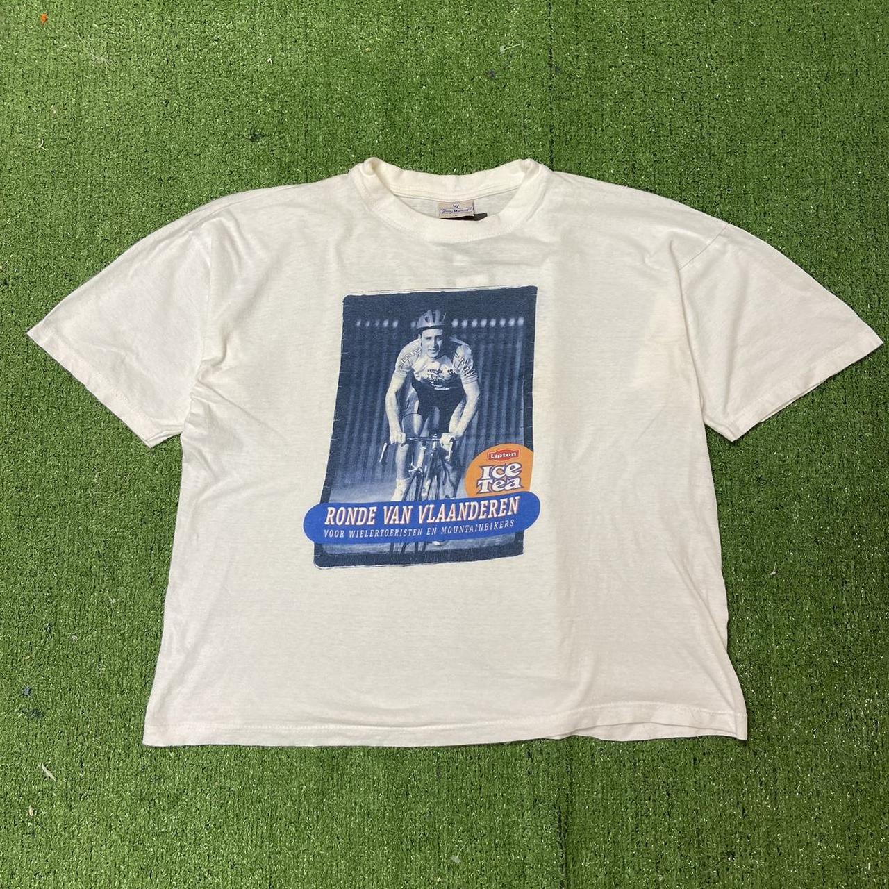 Vintage 90s Lipton Ice Tea Promo Graphic T-Shirt -... - Depop