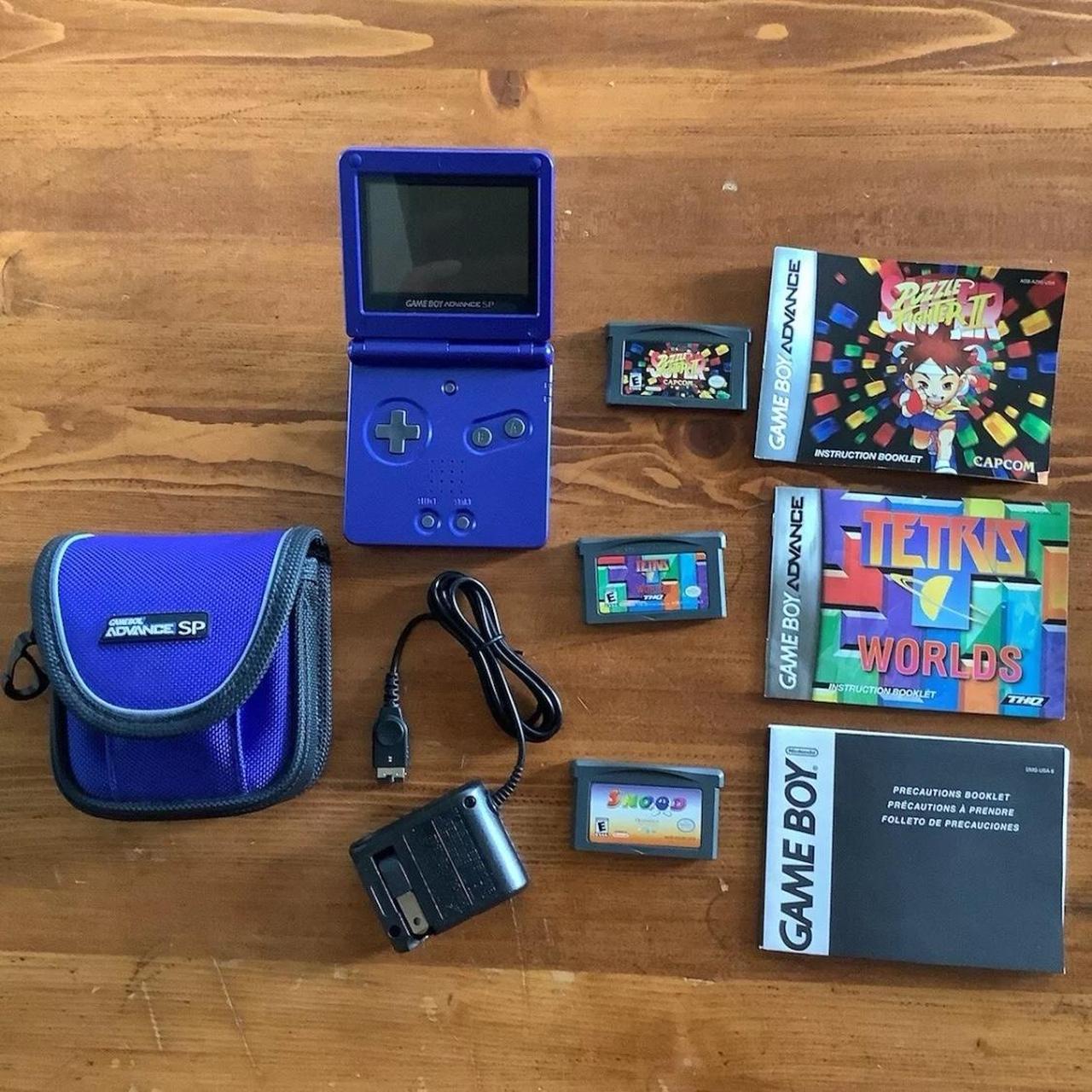 Gameboy Advance Sp Bundle 13 games 1 charger 1... - Depop