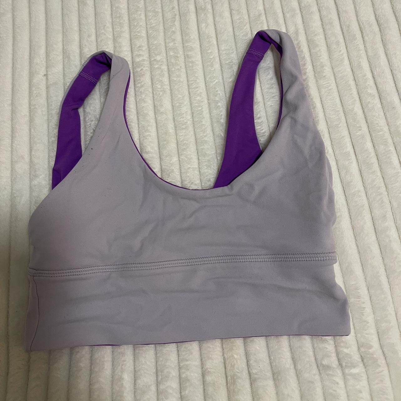 Reversible lulu sports bra:)! Super pretty color and... - Depop