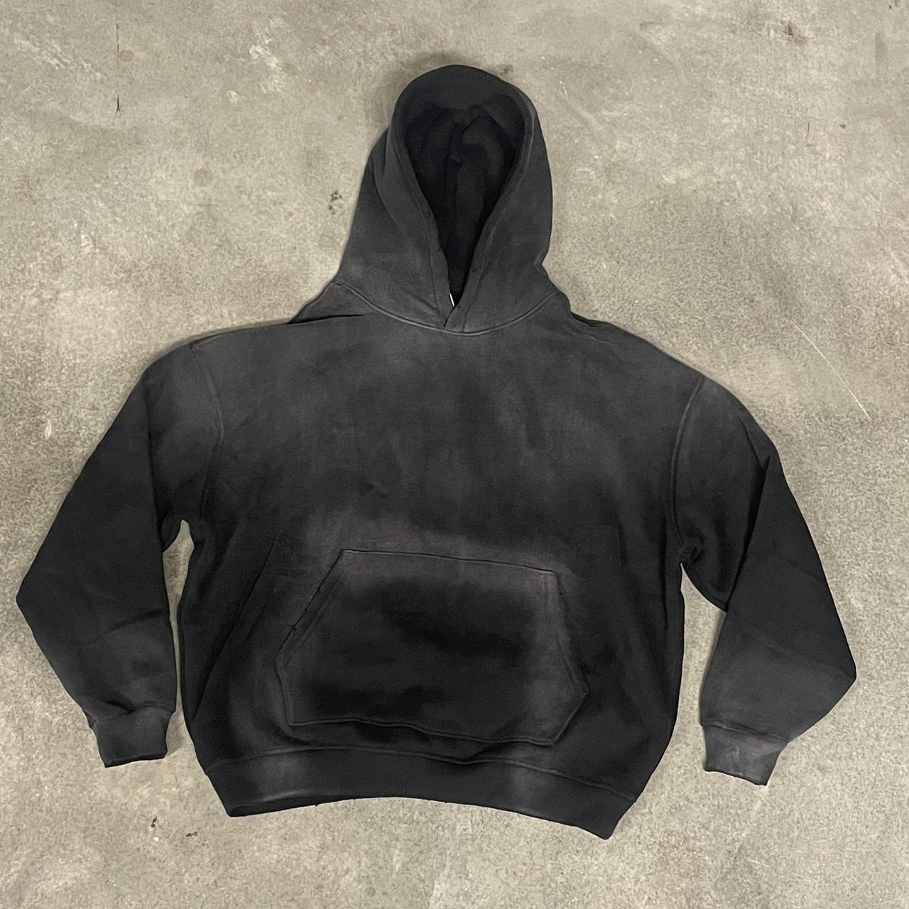 Black acid wash hoodie Brand new No lowballs - Depop