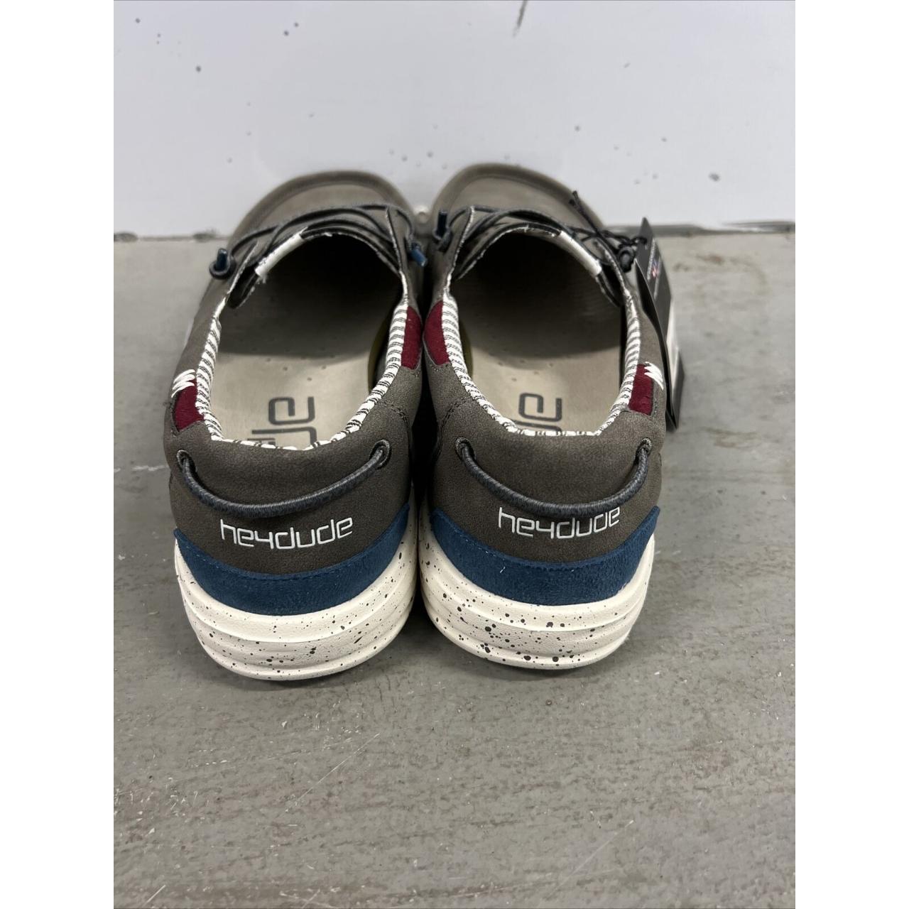 HeyDude Men's Hey Dude Welsh Steel Grey Shoe Size... - Depop