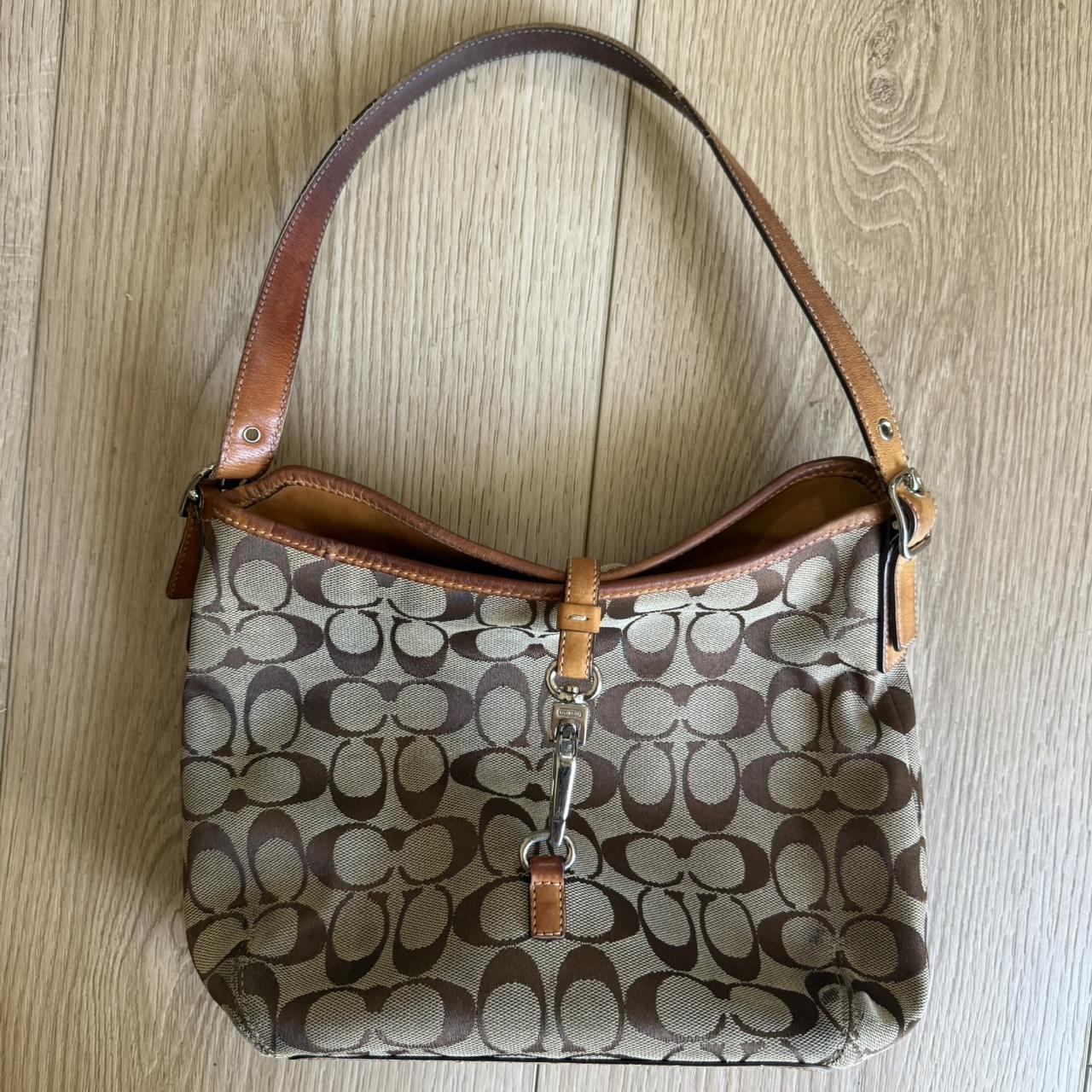 early 2000s Coach Signature Soho Hobo Bag - some... | Depop