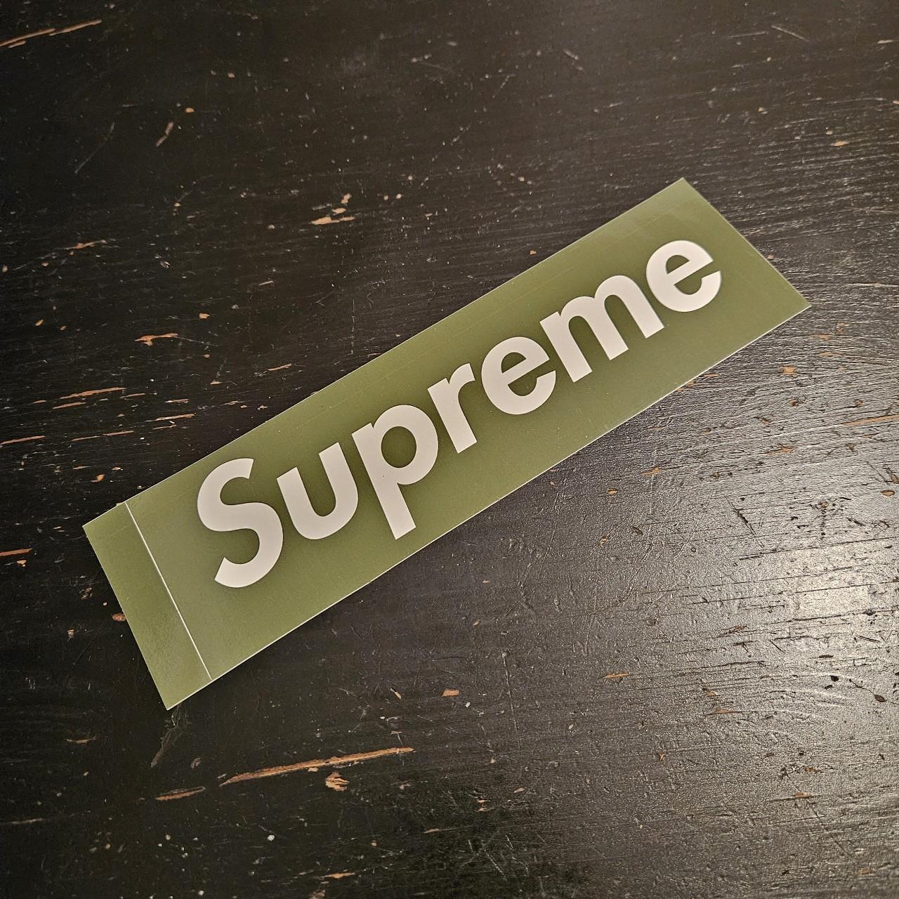 Supreme Berlin box logo sticker FW21 You're buying... - Depop