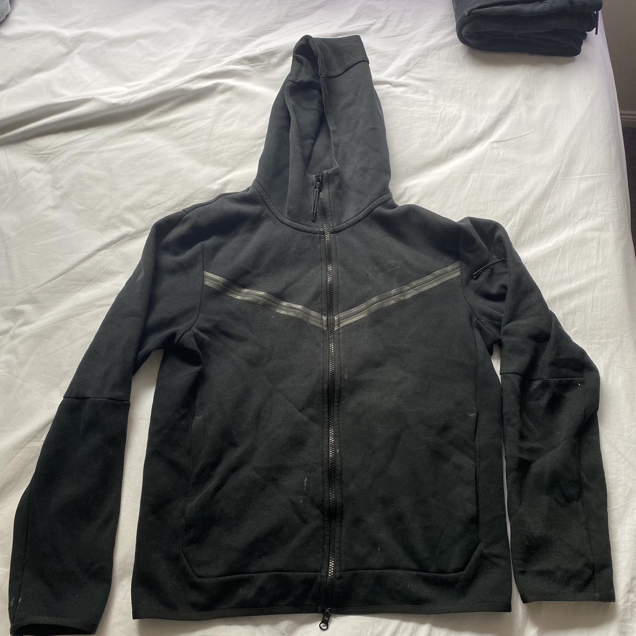 Black Nike tech fleece in medium 3/10 condition,... - Depop