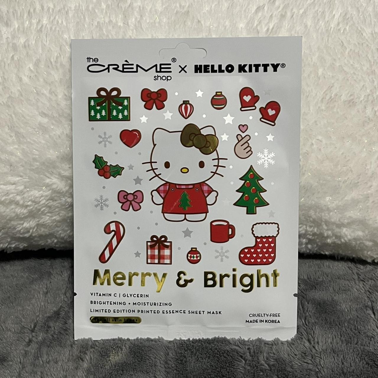 hello kitty x crème shop christmas face mask 🧖‍♀️💌🎁 1... - Depop