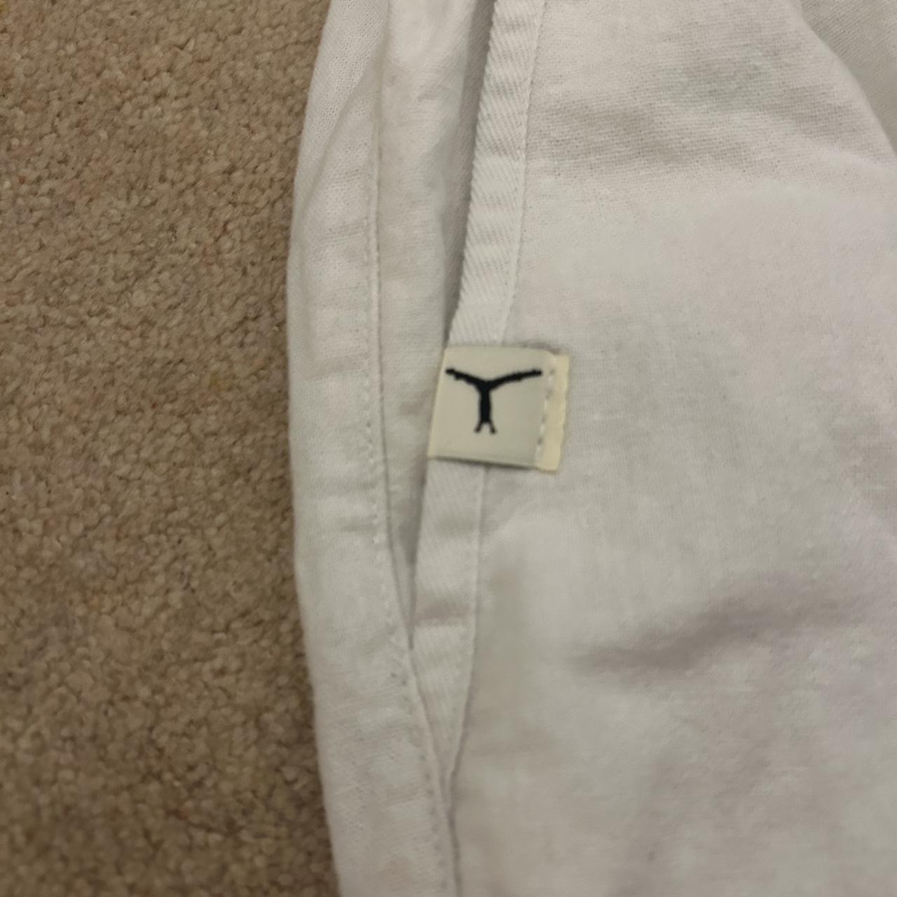 White Tom’s trunks linin trousers. Good condition,... - Depop