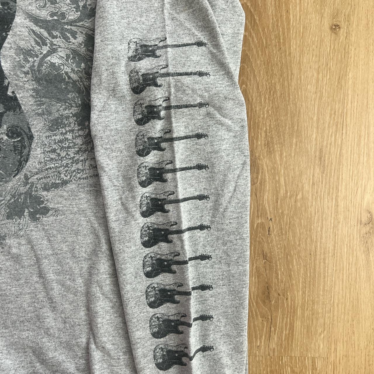 Y2K Cyber Grunge Emo Goth Grey Skulls Angel Wings... - Depop