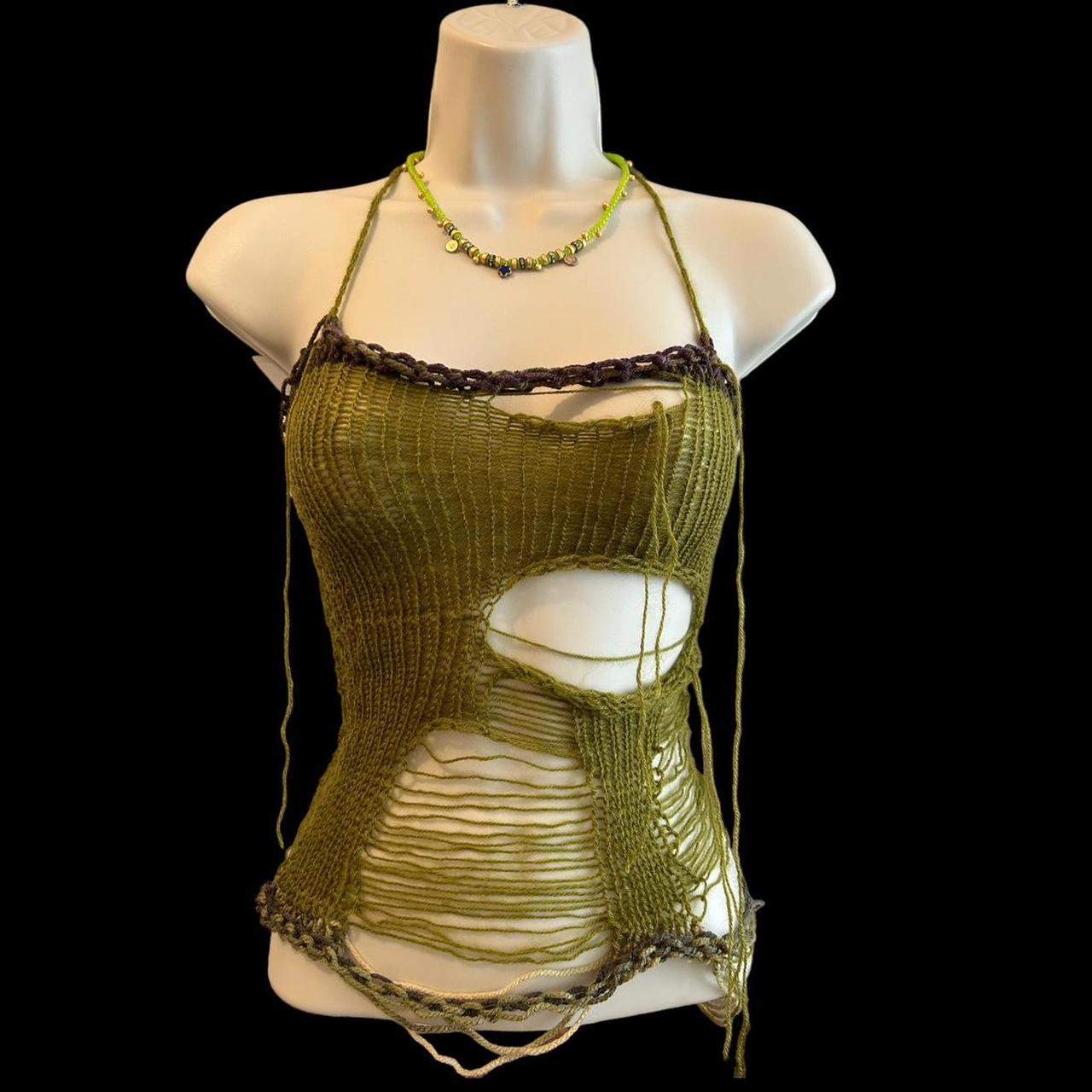 Handmade mohair / angora yarn subversive knit one of... - Depop