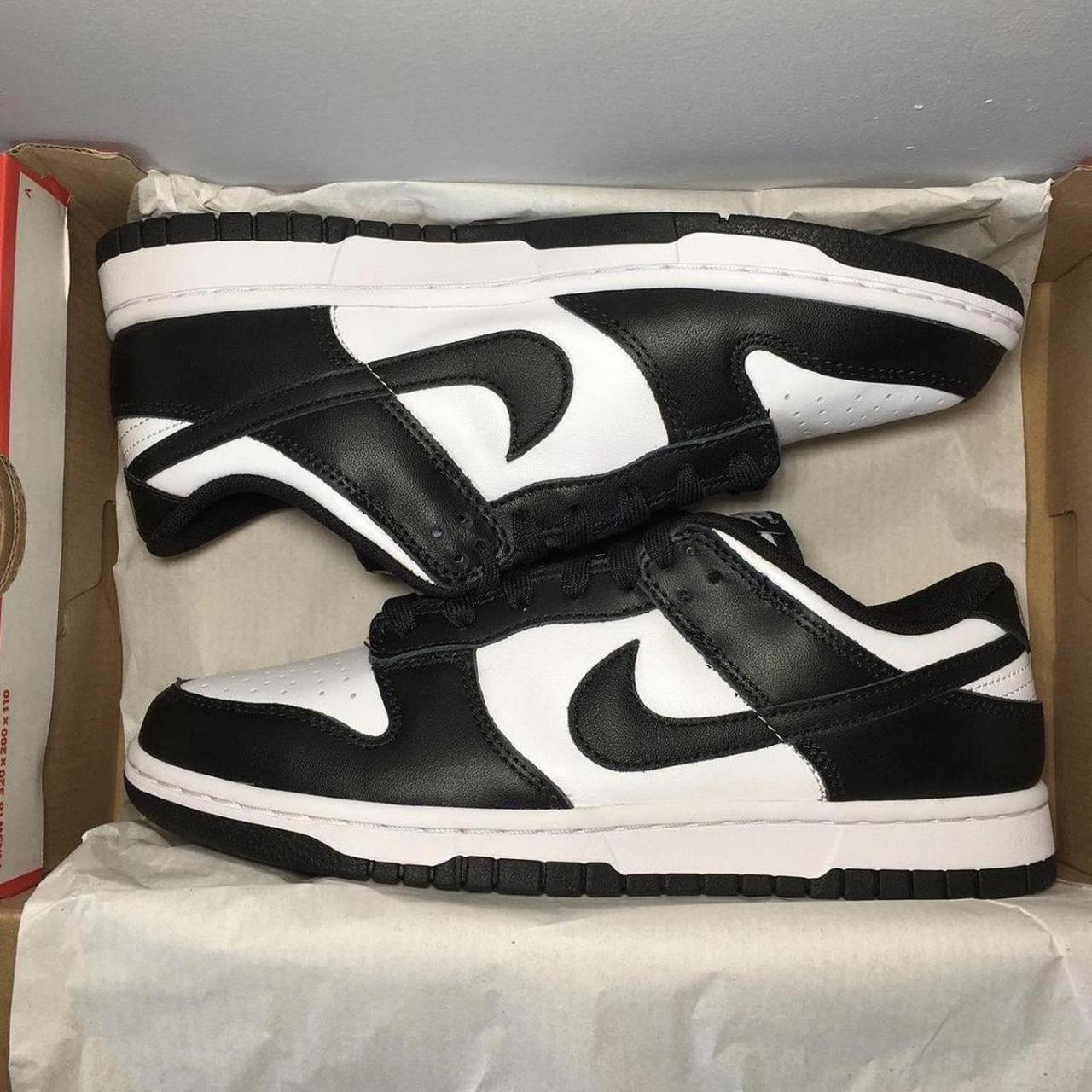 new in box panda nike dunks size 5 brand new - Depop