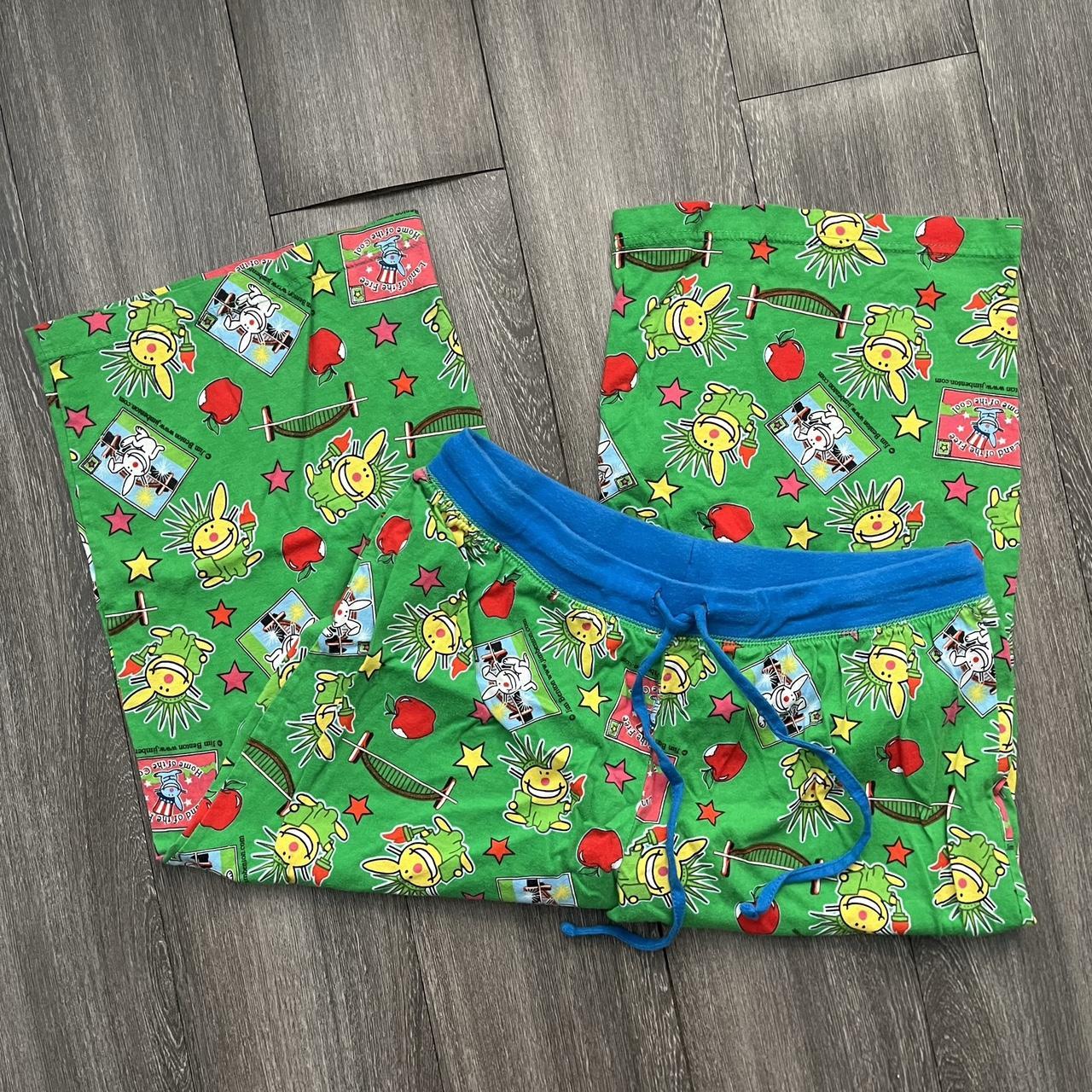 happy bunny sleeping pants #y2k #2000s #happybunny... | Depop