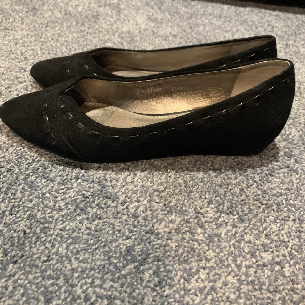 Jones Bootmaker Classic Black pointed pumps EU size... - Depop