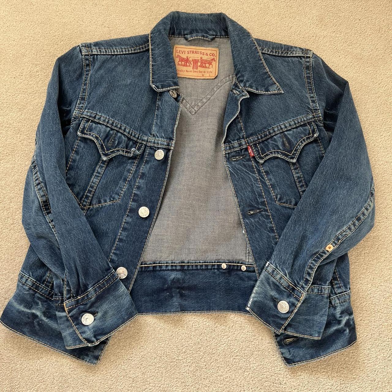 Levi’s mens small denim jacket - Depop