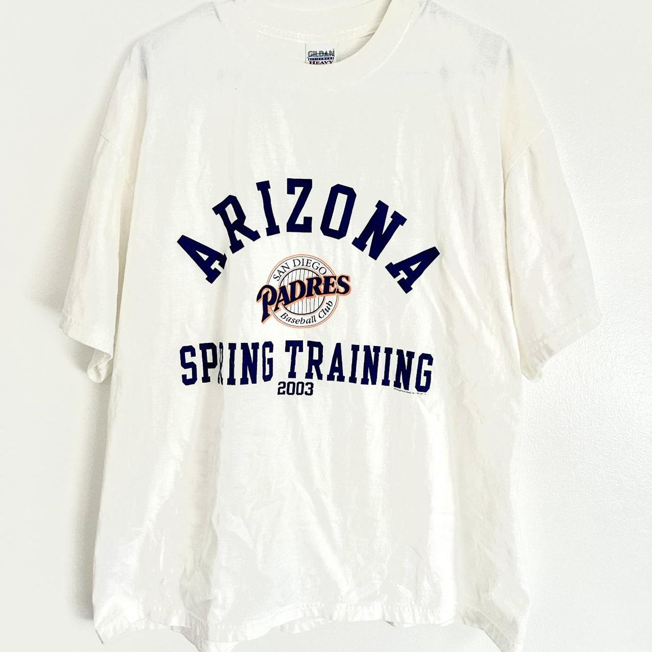 Vintage 2003 Padres Spring Training T-shirt Size XL... - Depop