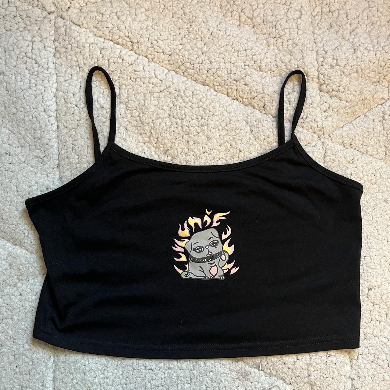 cute UNIF logo tank top size Small... - Depop